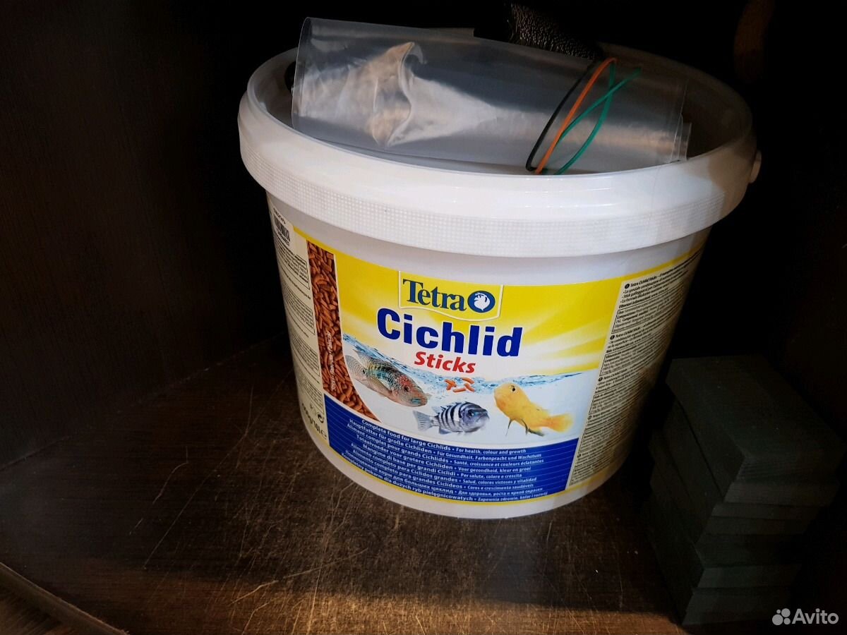 Корм для рыбок цихлид Tetra cichlid sticks 1-литр