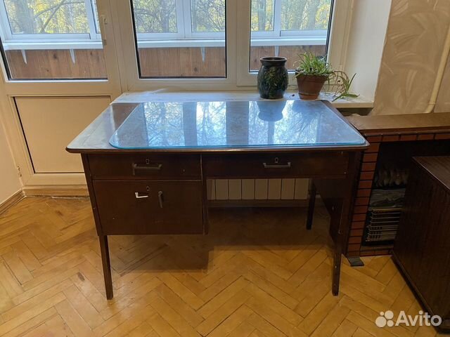 Старый советский письменный стол купить в Москве | Товары для дома и ...