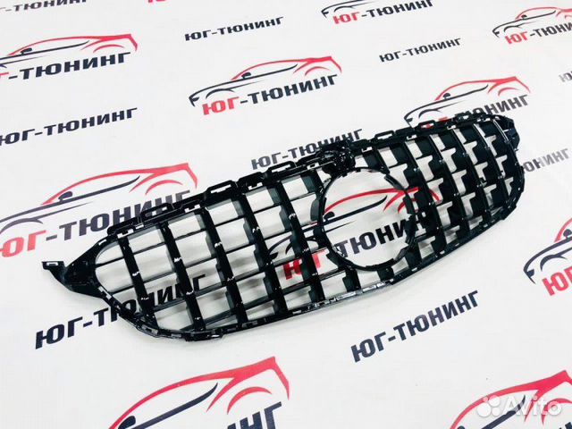 Решетка GT AMG на Мерседес С205 2014-2019 черная купить в Краснодаре ...